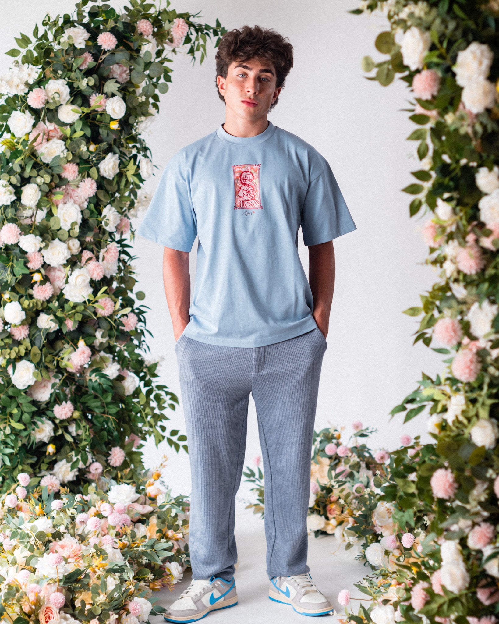 Tulip T-Shirt Blue – Apari