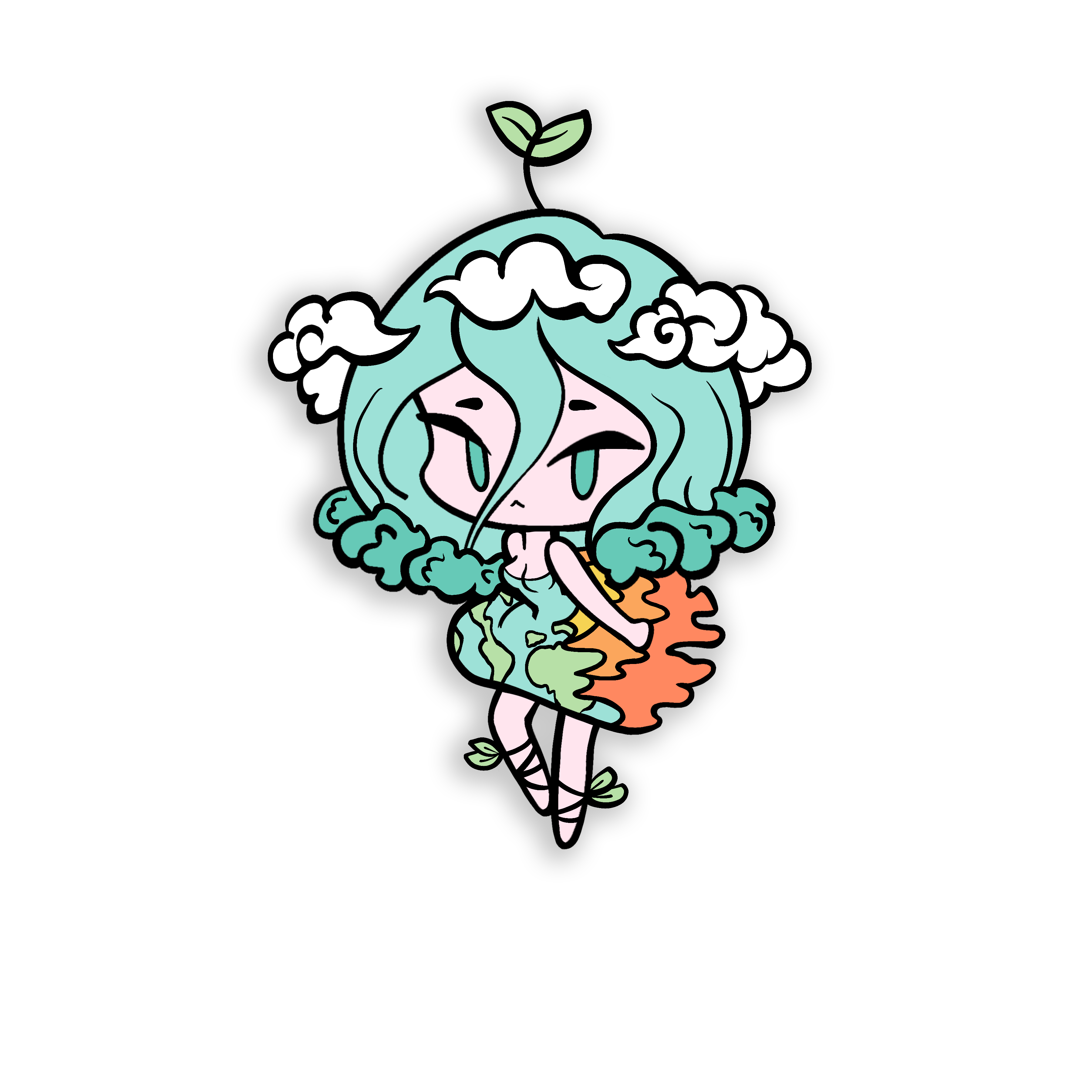 Earth-Chan Sticker – Apari